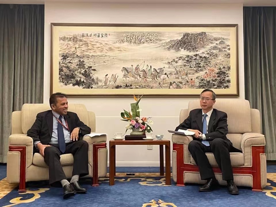 The Ambassador, Dr. Palitha Kohona, met with the Deputy Director ...