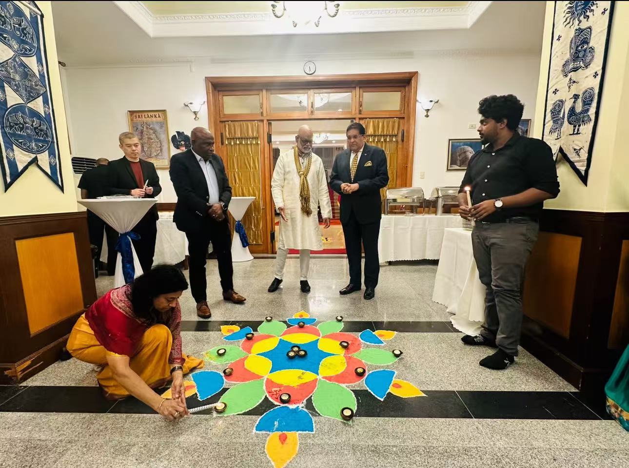 Deepavali, the festival of lights, was celebrated at the Embassy ...